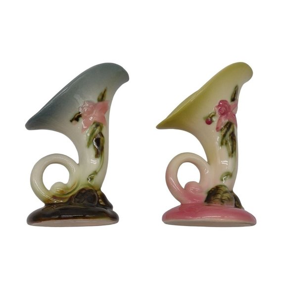 hull | Accents | Hull Vases Set Of Two W2 Woodland Pattern Blue And ...